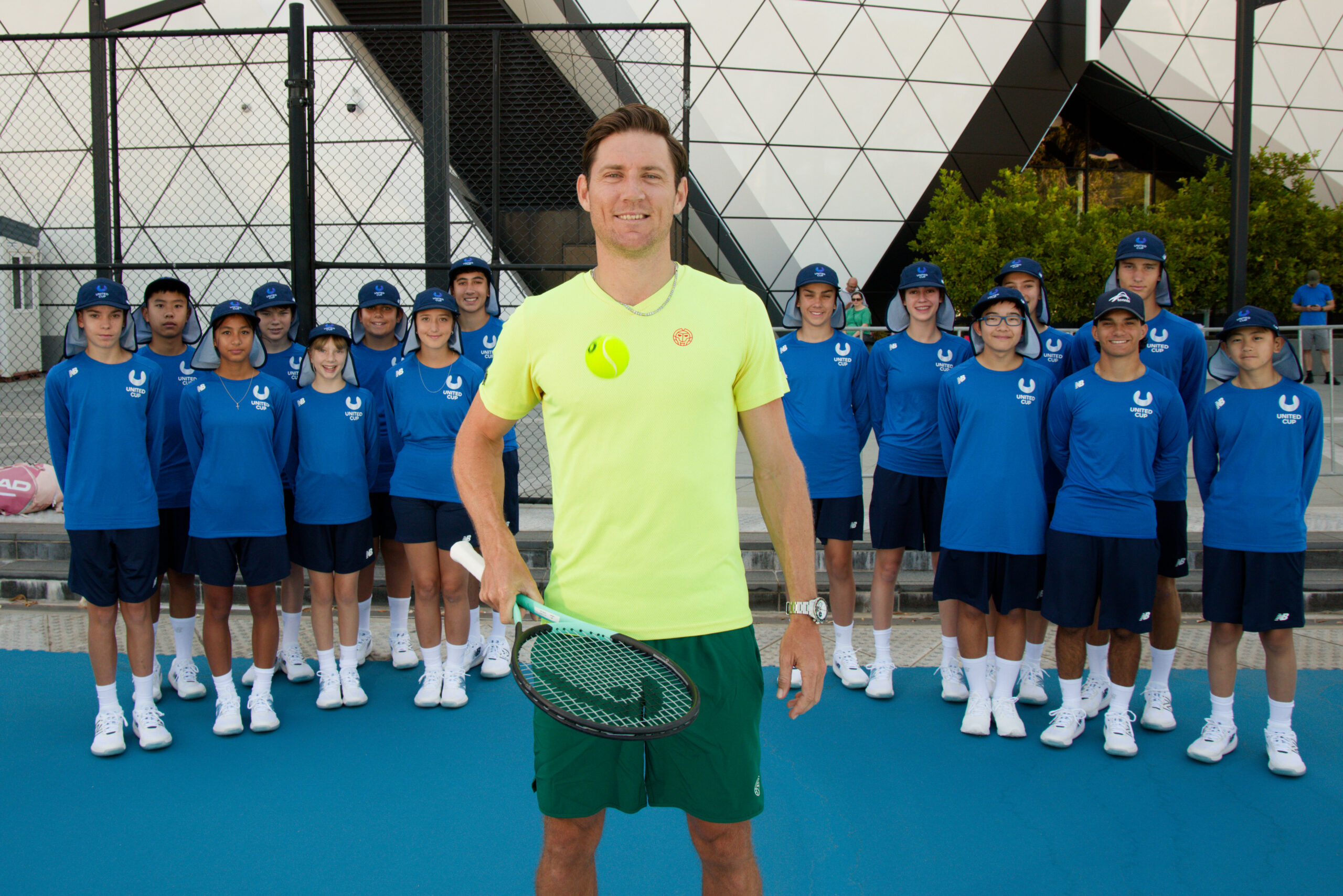 Matthew Ebden Previews United Cup And Joins Local Ballkid Training In ...