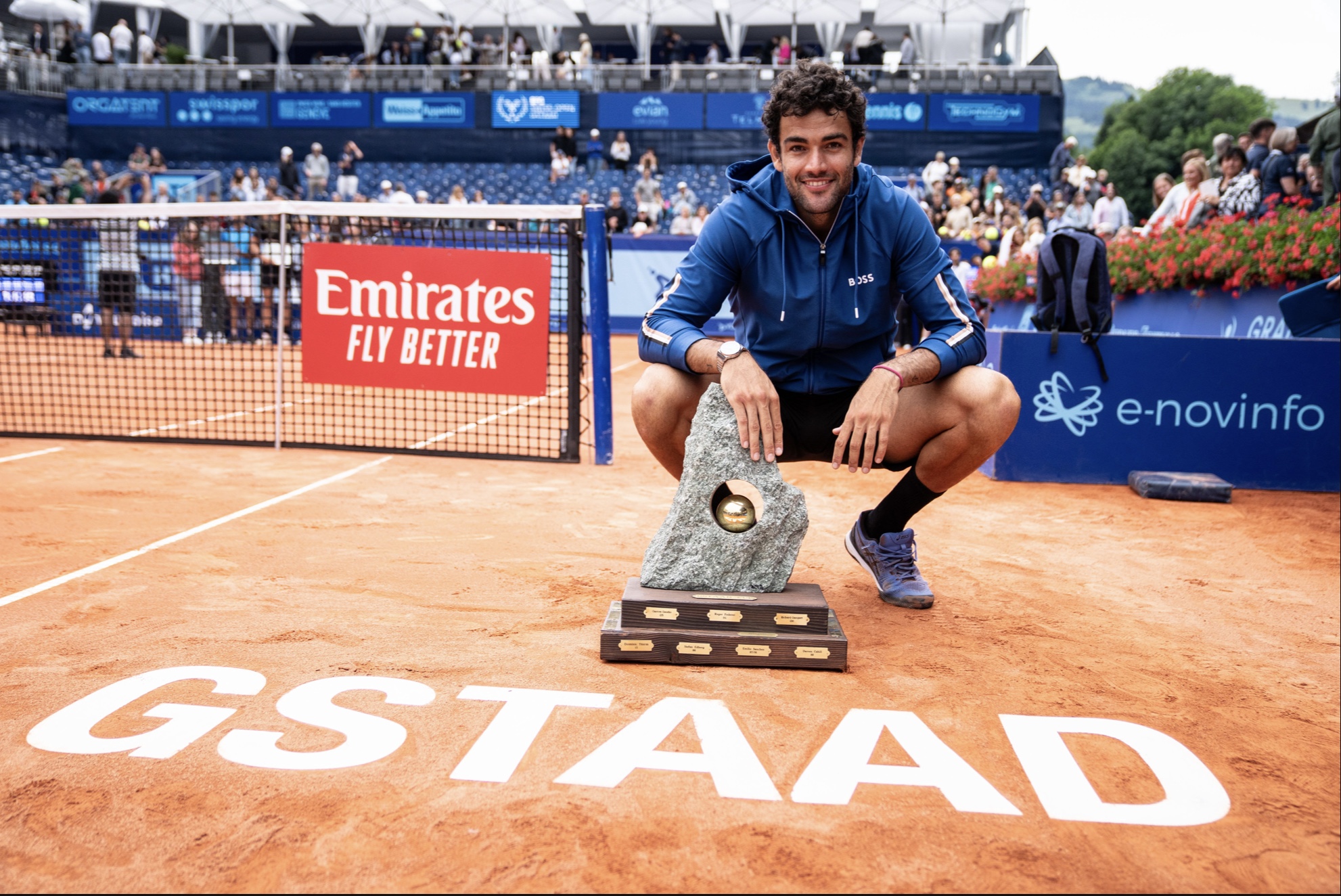 Berrettini Finds His Energy In Gstaad, Wins Second Swiss Open Title - Tennis TourTalk
