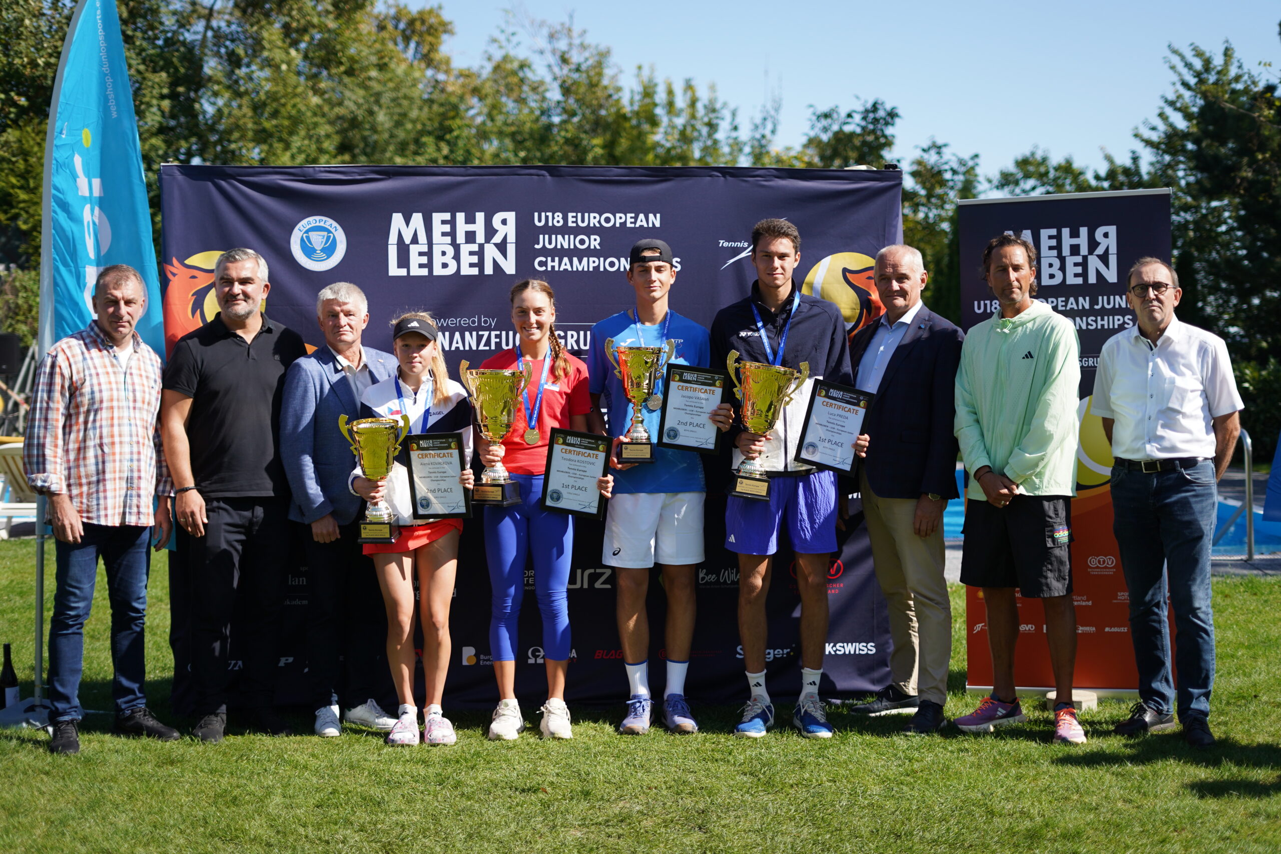 Kostovic And Preda Crowned European 18 & Under Champions - Tennis TourTalk